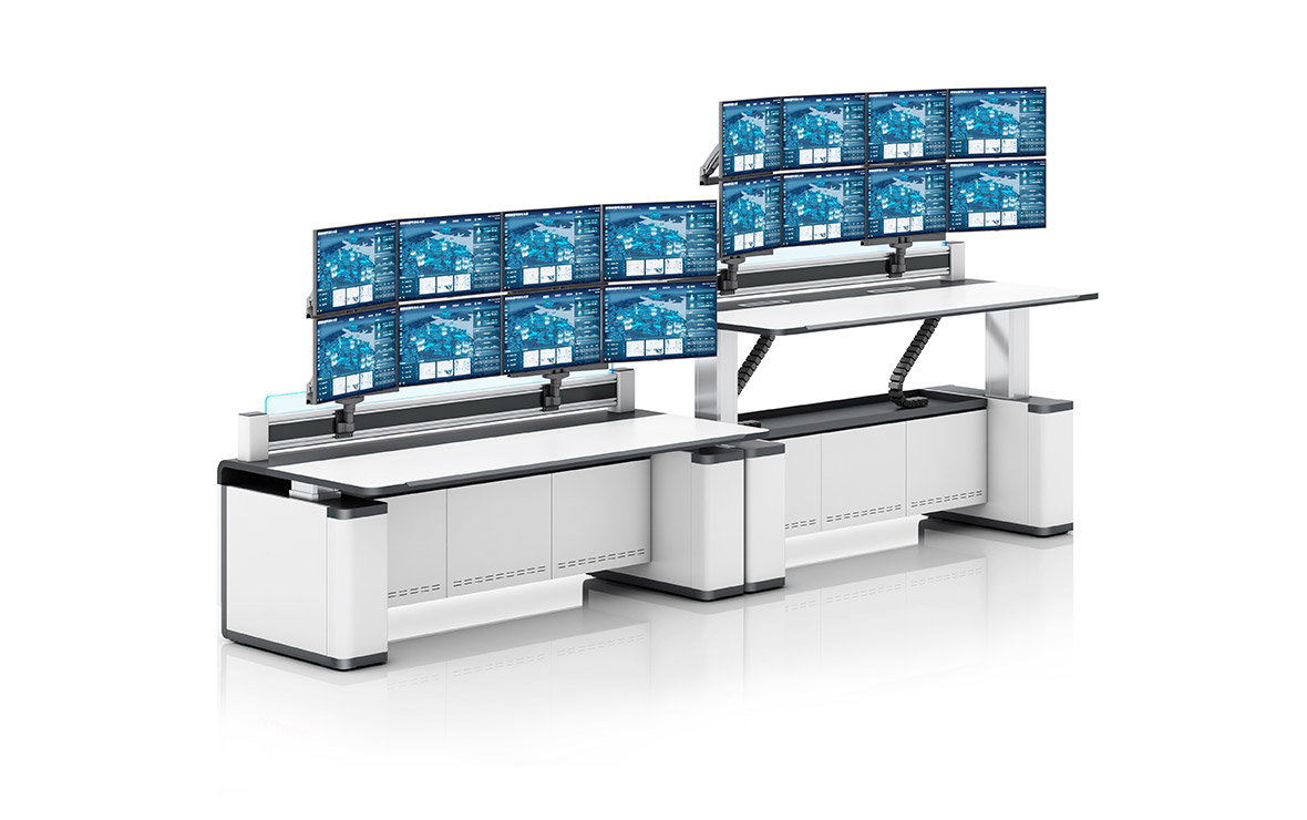 ZK-A Lift Control Console | Height Adjustable Console | Sit-Stand ...