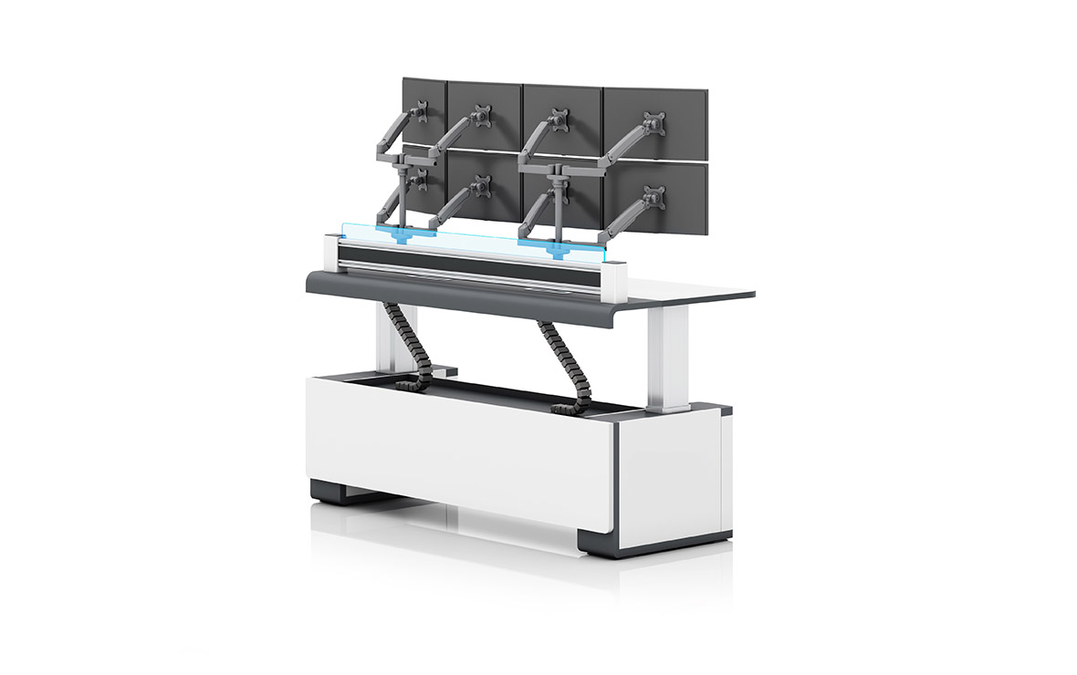 ZK-A Lift Control Console | Height Adjustable Console | Sit-Stand ...