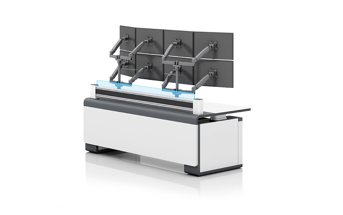 ZK-A Lift Control Console | Height Adjustable Console | Sit-Stand ...